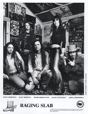 Raging Slab Vintage Concert Photo Promo Print, 1993 at Wolfgang's