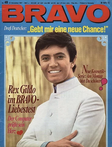 Bravo | November 27, 1967 at Wolfgang's