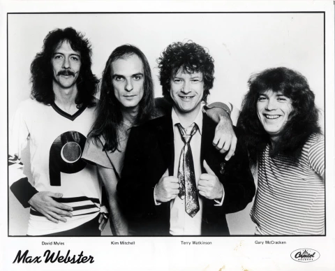 Max Webster Vintage Concert Photo Promo Print at Wolfgang's