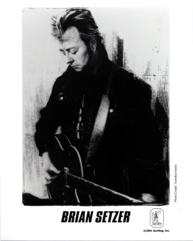 Brian Setzer Vintage Concert Photo Promo Print at Wolfgang's