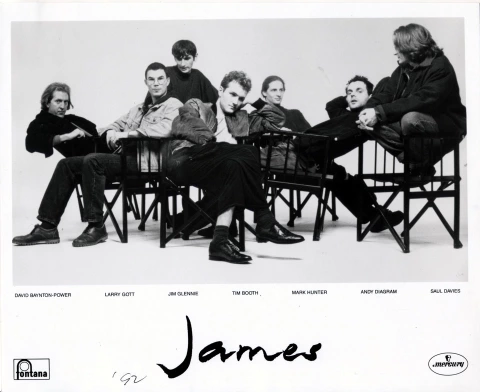 James Vintage Concert Photo Promo Print, 1992 at Wolfgang's