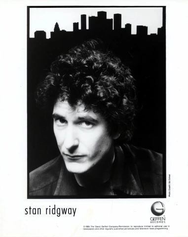 Stan Ridgway Vintage Concert Photo Promo Print, 1989 at Wolfgang's