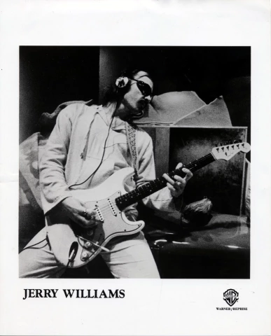 Jerry Williams Vintage Concert Photo Promo Print at Wolfgang's