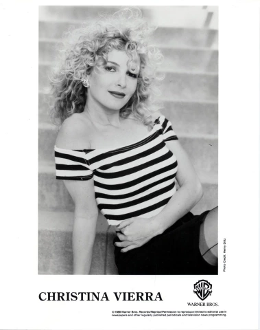 Christina Vierra Vintage Concert Photo Promo Print, 1988 at Wolfgang's