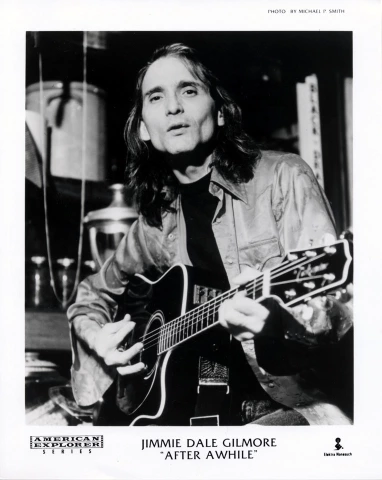 Jimmie Dale Gilmore Vintage Concert Photo Promo Print at Wolfgang's