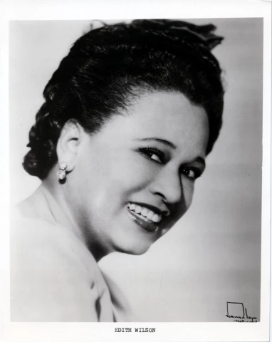 Edith Wilson Vintage Concert Photo Promo Print at Wolfgang's