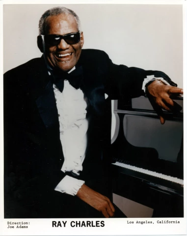 Ray Charles Vintage Concert Photo Promo Print at Wolfgang's