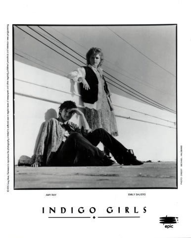Indigo Girls Vintage Concert Photo Promo Print at Wolfgang's