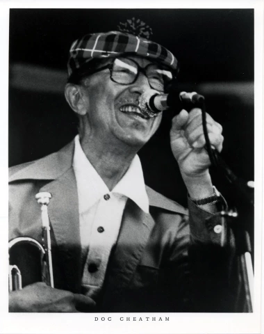 Doc Cheatham Vintage Concert Photo Promo Print at Wolfgang's