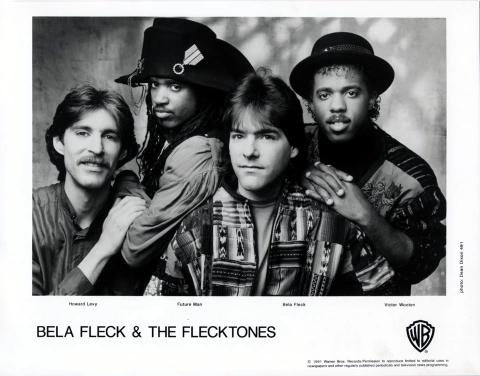 Bela Fleck & The Flecktones Vintage Concert Photo Promo Print, 1991 at Wolfgang's