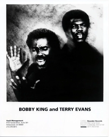 Bobby King Vintage Concert Photo Promo Print at Wolfgang's