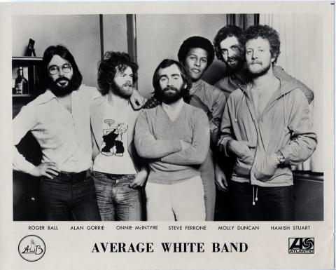 Average White Band Vintage Concert Photo Promo Print at Wolfgang's