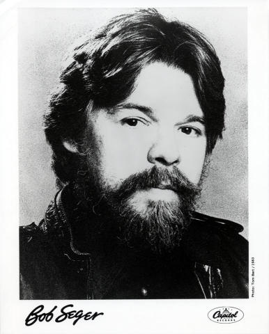 Bob Seger Vintage Concert Photo Promo Print, 1983 at Wolfgang's