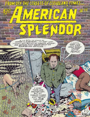 1989 AMERICAN SPLENDOR Magazine #14 FVF Harvey Pekar David