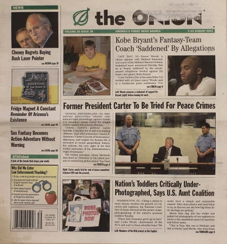 The Onion | August 7, 2003 at Wolfgang's