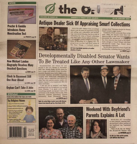 The Onion | January 24, 2002 at Wolfgang's