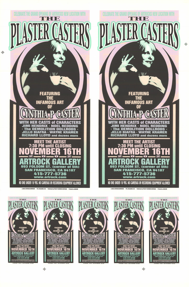 Cynthia Plaster Caster Vintage Concert Proof from Artrock Gallery, Nov ...