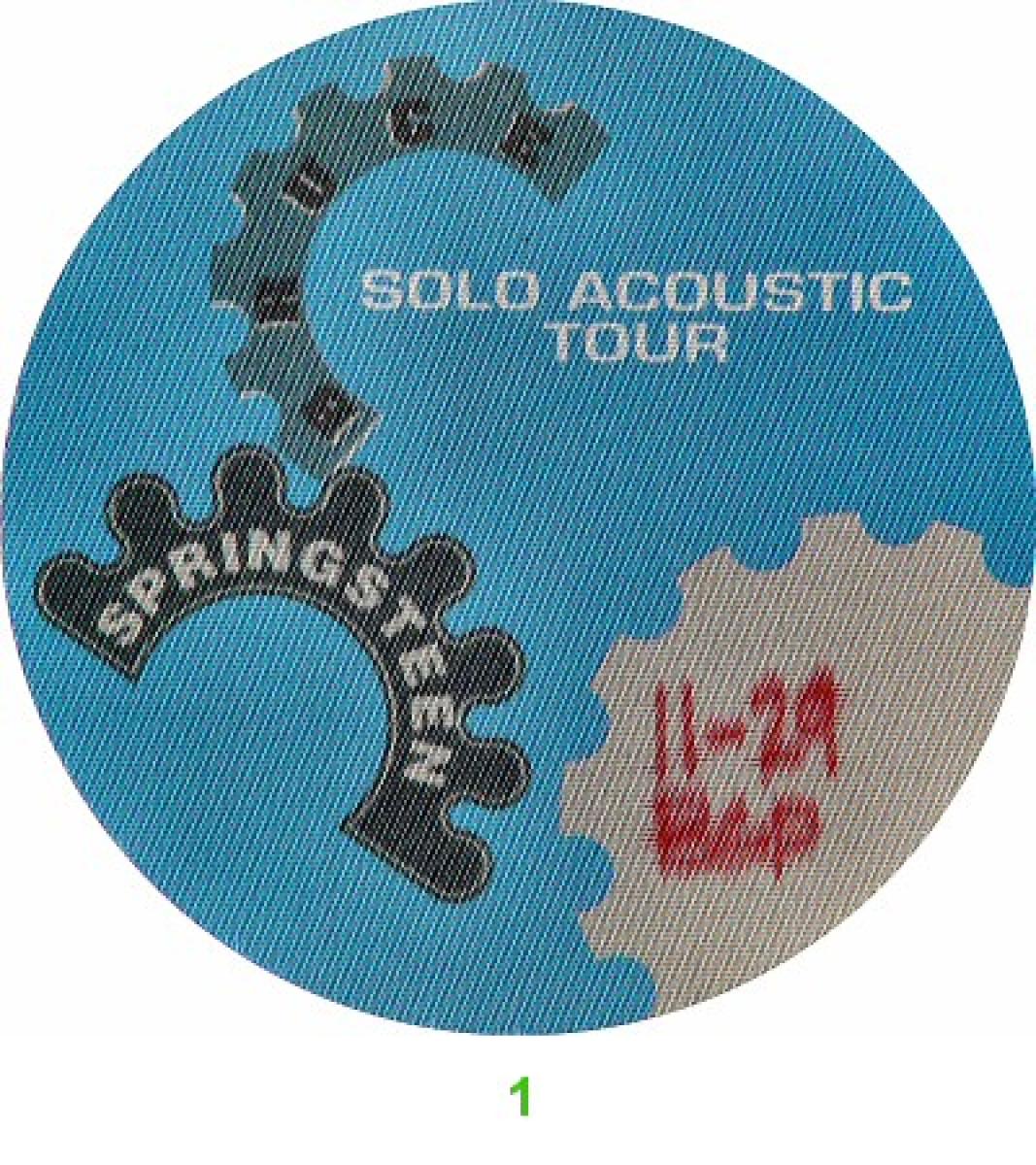 Bruce Springsteen Backstage Pass from Berkeley Community Theatre, Nov ...