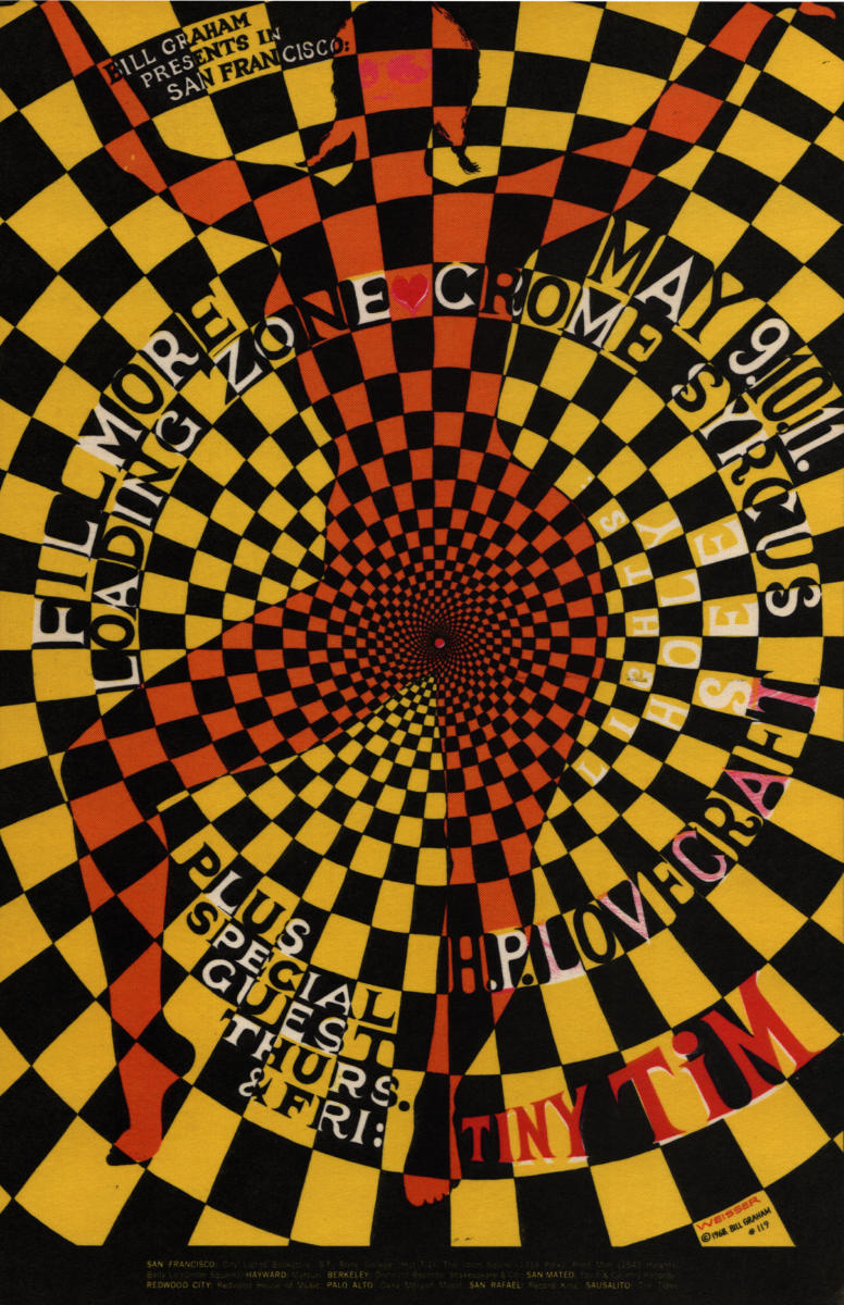 The Loading Zone Vintage Concert Poster from Fillmore Auditorium, May 9 ...