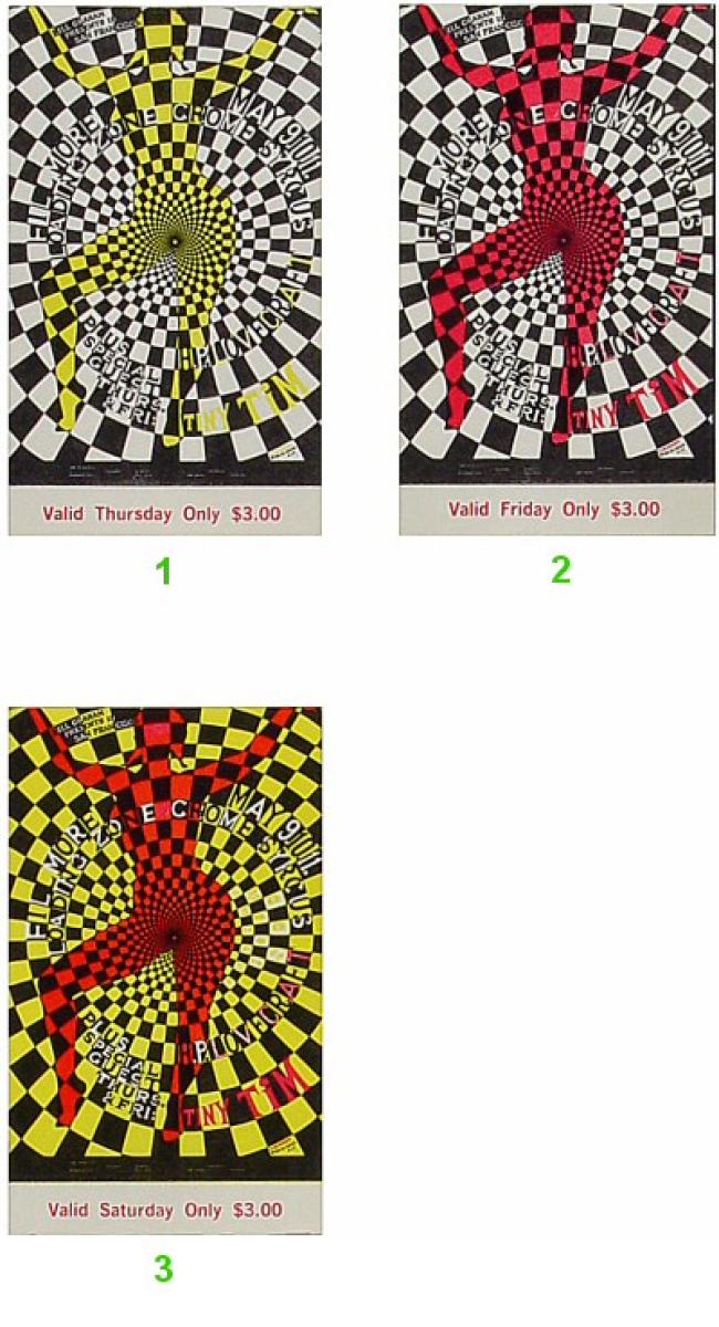 The Loading Zone Vintage Concert Vintage Ticket from Fillmore ...