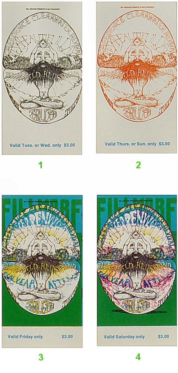 Creedence Clearwater Revival Vintage Concert Vintage Ticket from ...