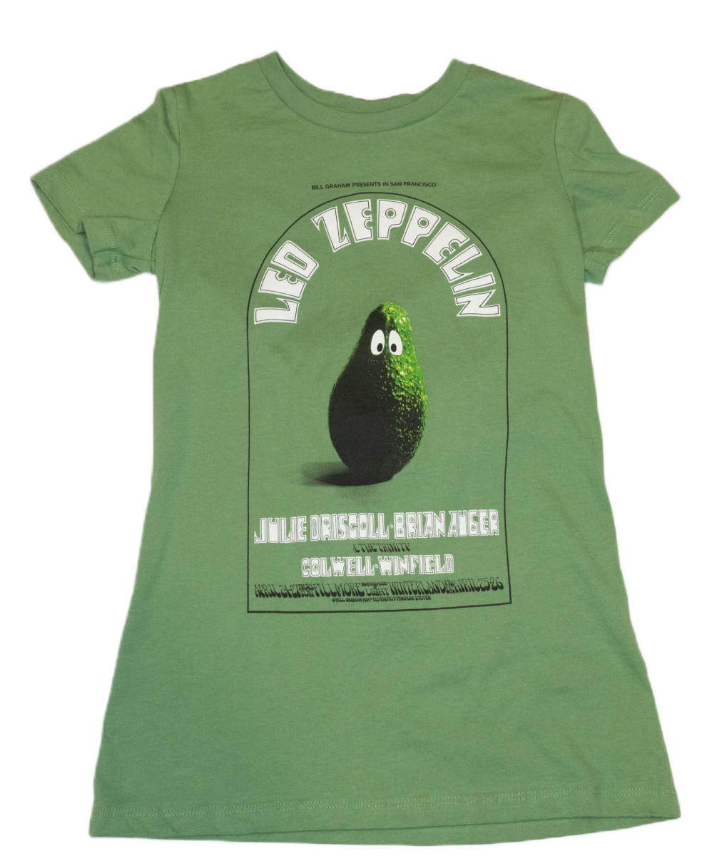 Led Zeppelin Women's T-Shirt from Fillmore West, Apr 24, 1969 at Wolfgang's