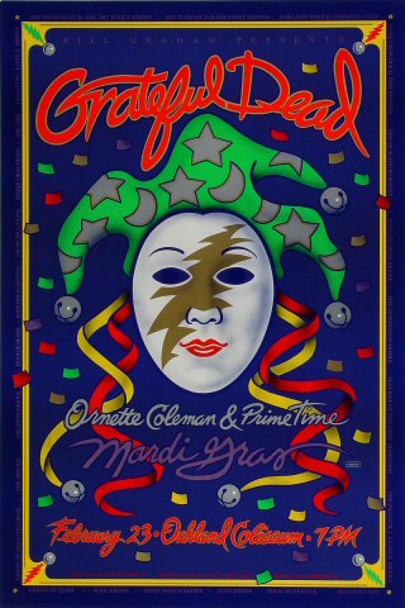 Grateful Dead Vintage Concert Poster from Oakland Coliseum Arena, Feb ...