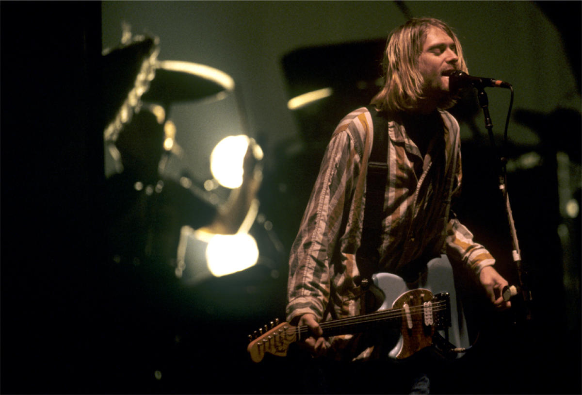 Kurt Cobain Vintage Concert Photo Fine Art Print from Oakland Coliseum ...