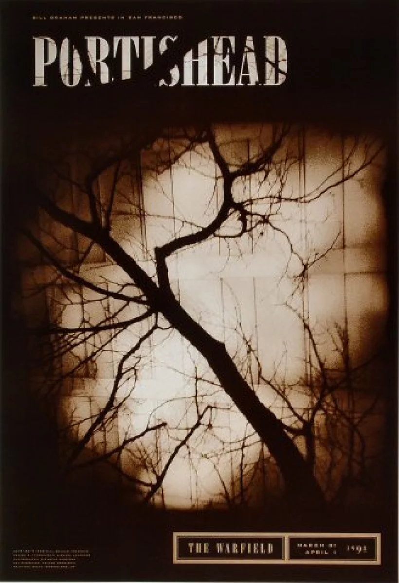 Portishead Vintage Concert Poster from Warfield Theatre, Mar 31, 1998 ...