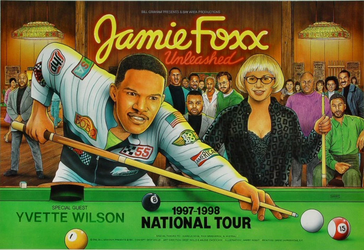Jamie Foxx Vintage Concert Poster, 1997 at Wolfgang's