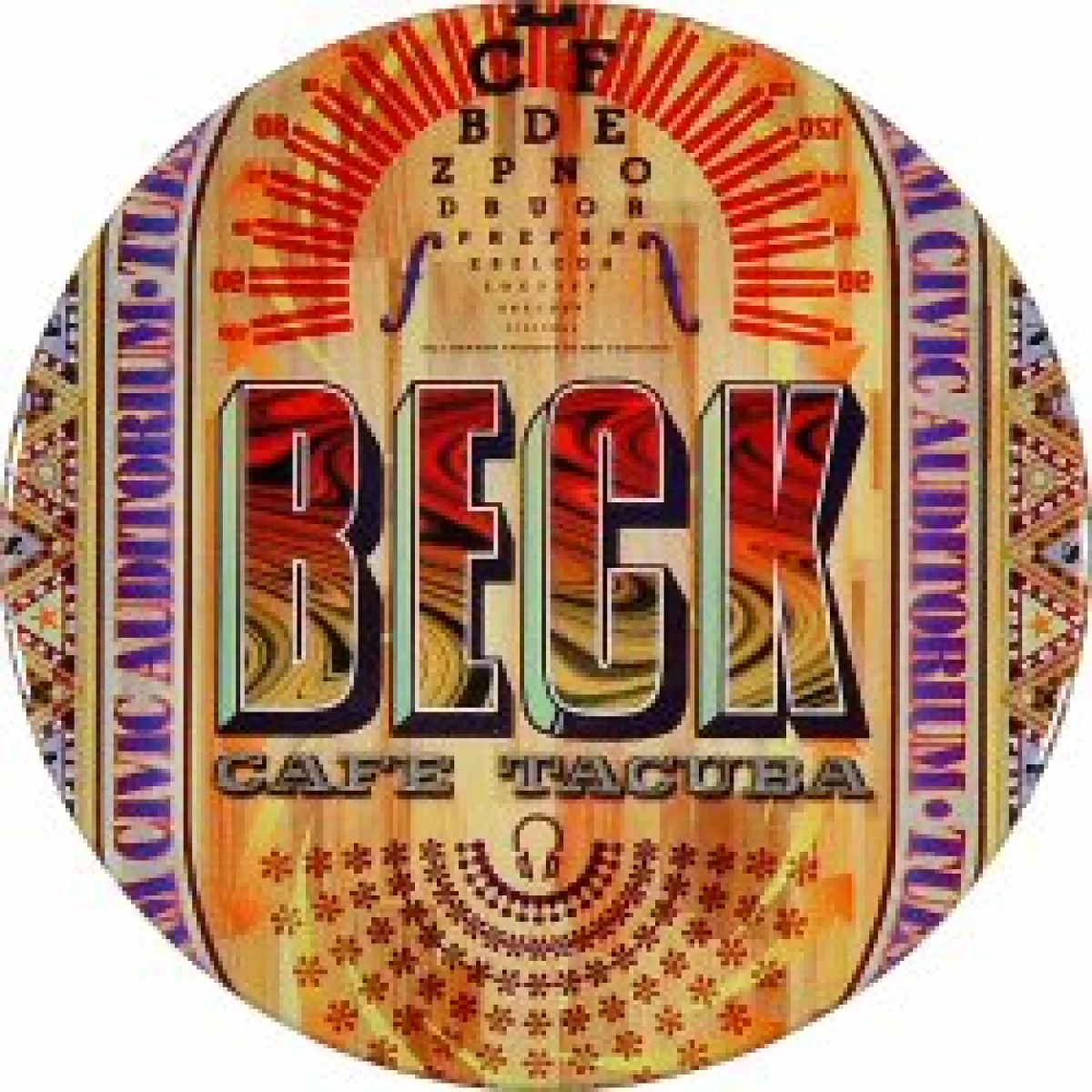 Beck Pin from Bill Graham Civic Auditorium, May 2, 2000 at Wolfgang's