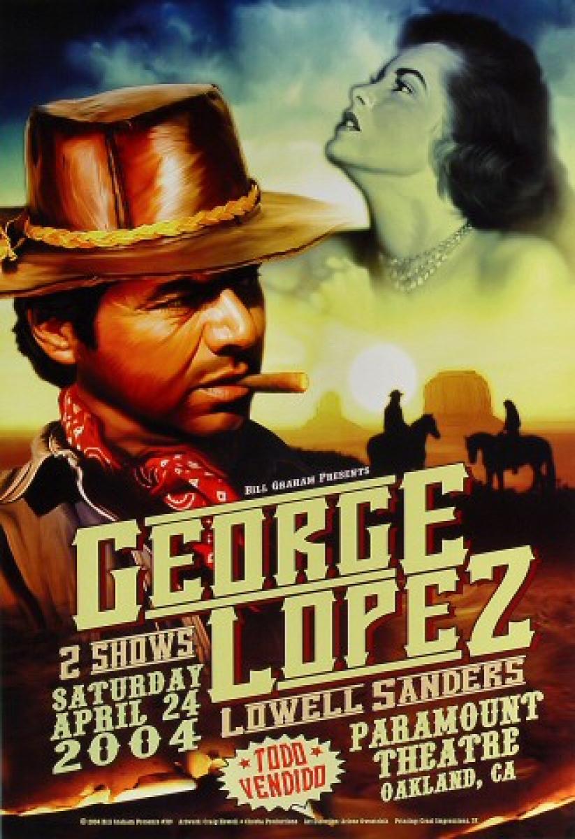 George Lopez Vintage Concert Poster from Paramount Theatre, Apr 24 ...