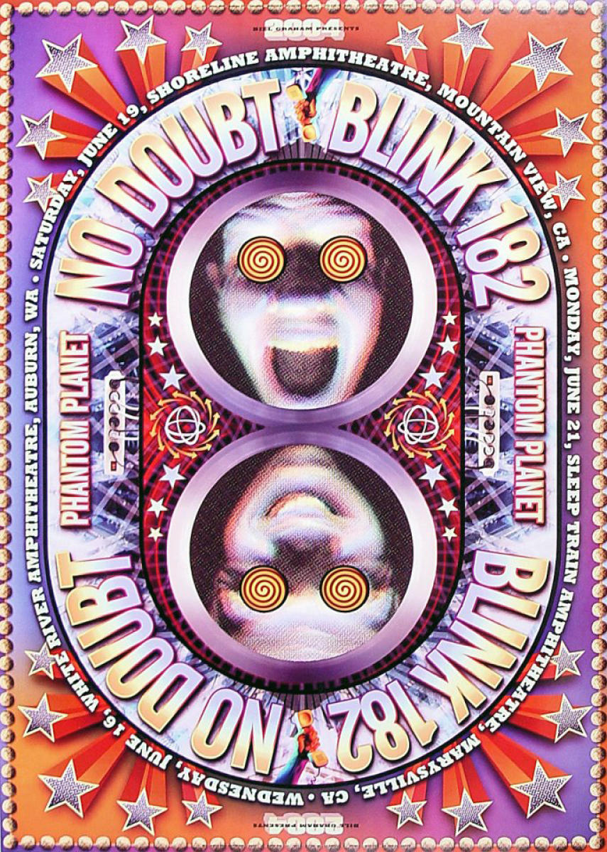 No Doubt Vintage Concert Poster from White River Amphitheatre, Jun 16 ...