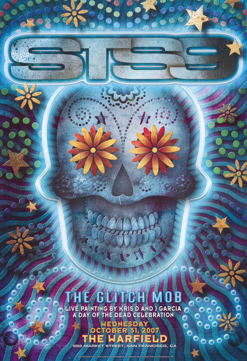 Sound Tribe Sector 9 Vintage Concert Poster from Warfield Theatre, Oct ...