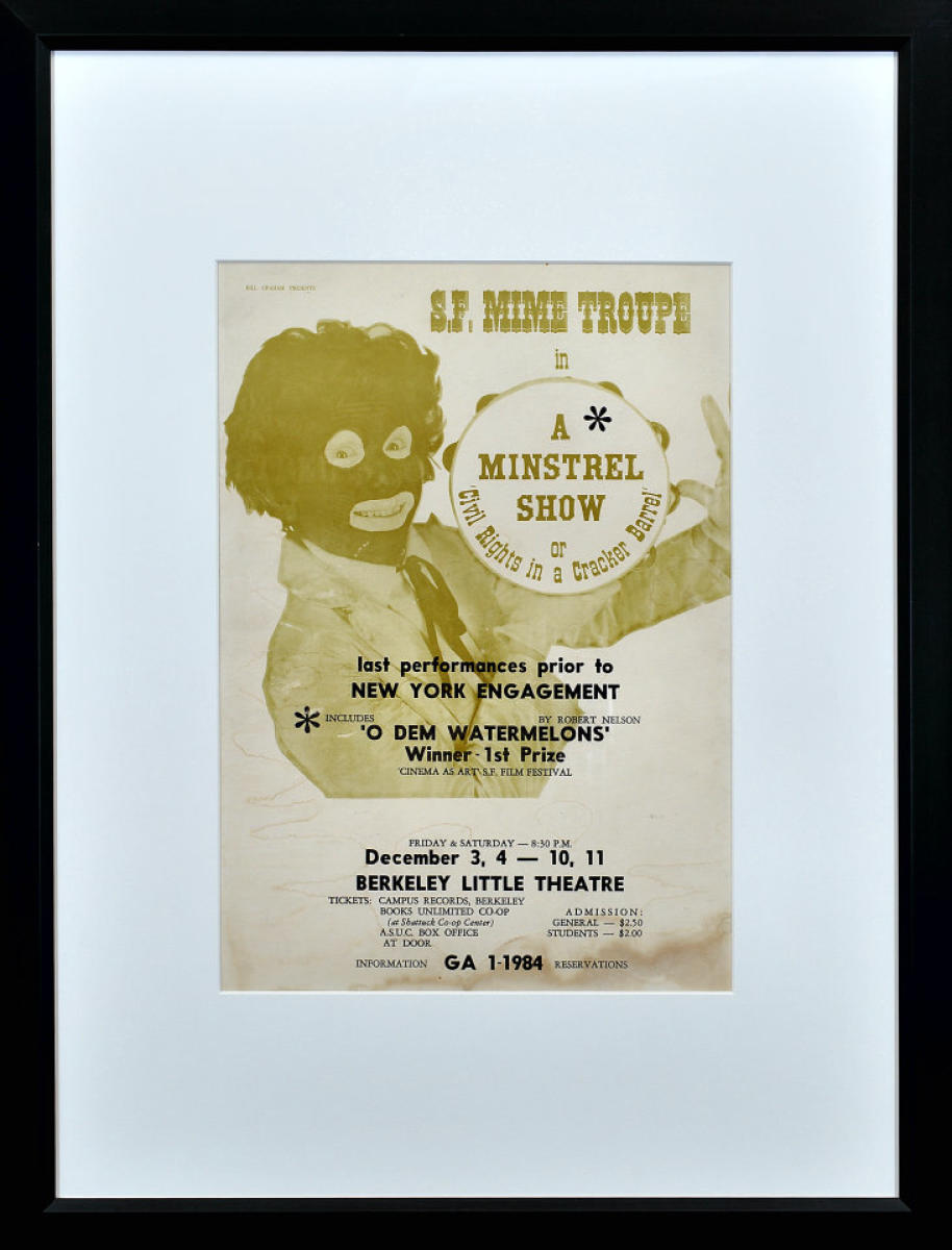 San Francisco Mime Troupe Vintage Concert Framed Poster from Berkeley ...