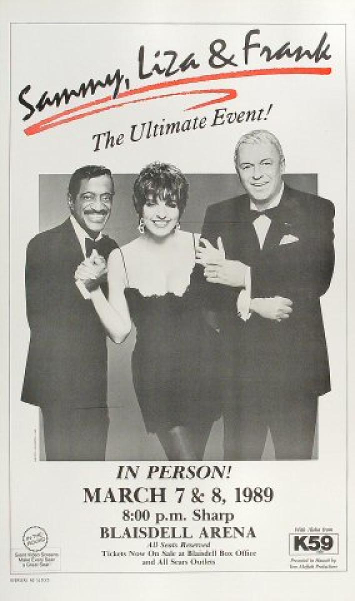 Sammy Davis Jr. Vintage Concert Poster from Blaisdell Arena, Mar 7 ...