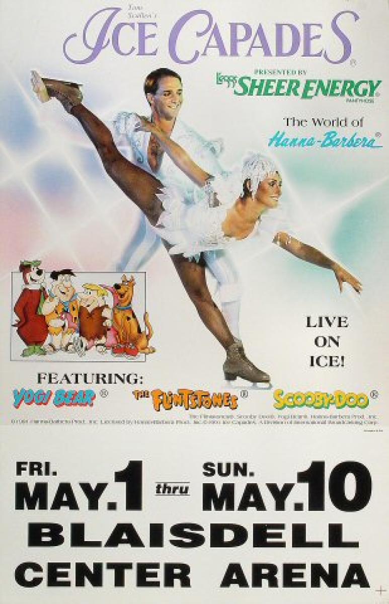 Ice Capades Vintage Concert Poster from Blaisdell Arena, May 1, 1991 at ...