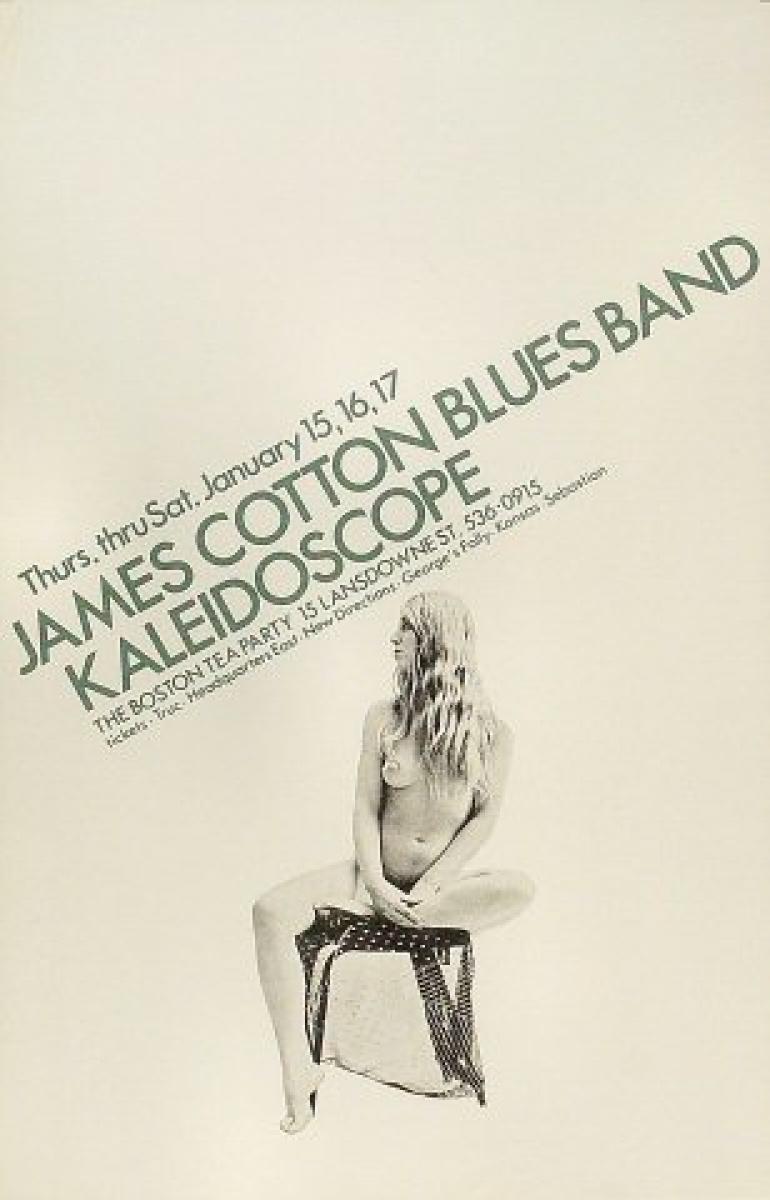 James Cotton Blues Band Vintage Concert Poster from Boston Tea Party ...