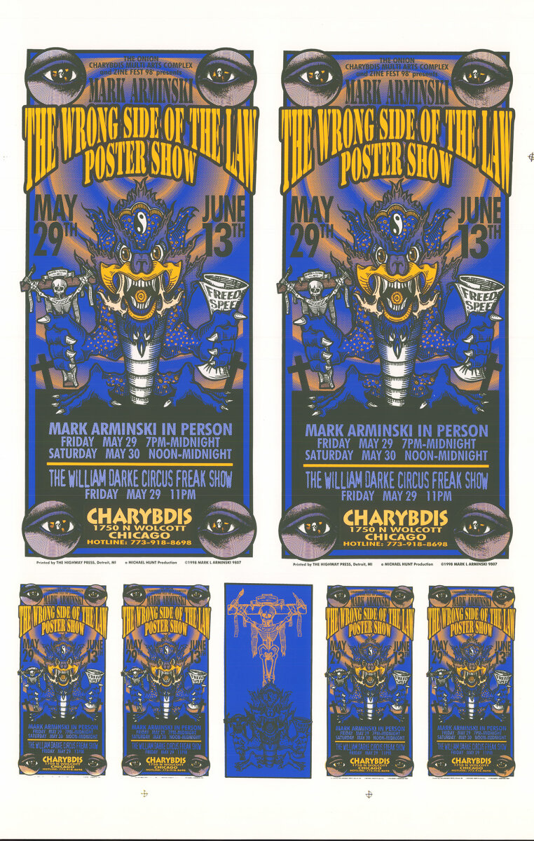 The Wrong Side of the Law Poster Show Vintage Concert Proof from ...