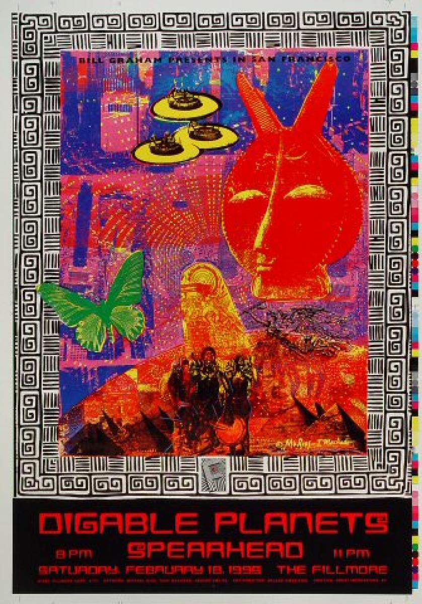 Digable Planets Vintage Concert Proof from Fillmore Auditorium, Feb 18 ...