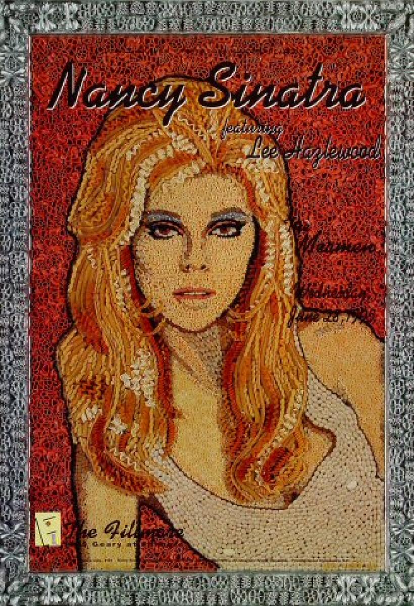 Nancy Sinatra Vintage Concert Poster from Fillmore Auditorium, Jun 28 ...