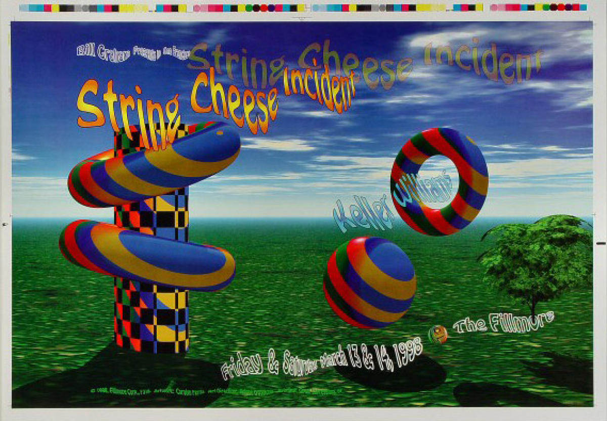 String Cheese Incident Vintage Concert Proof from Fillmore Auditorium ...