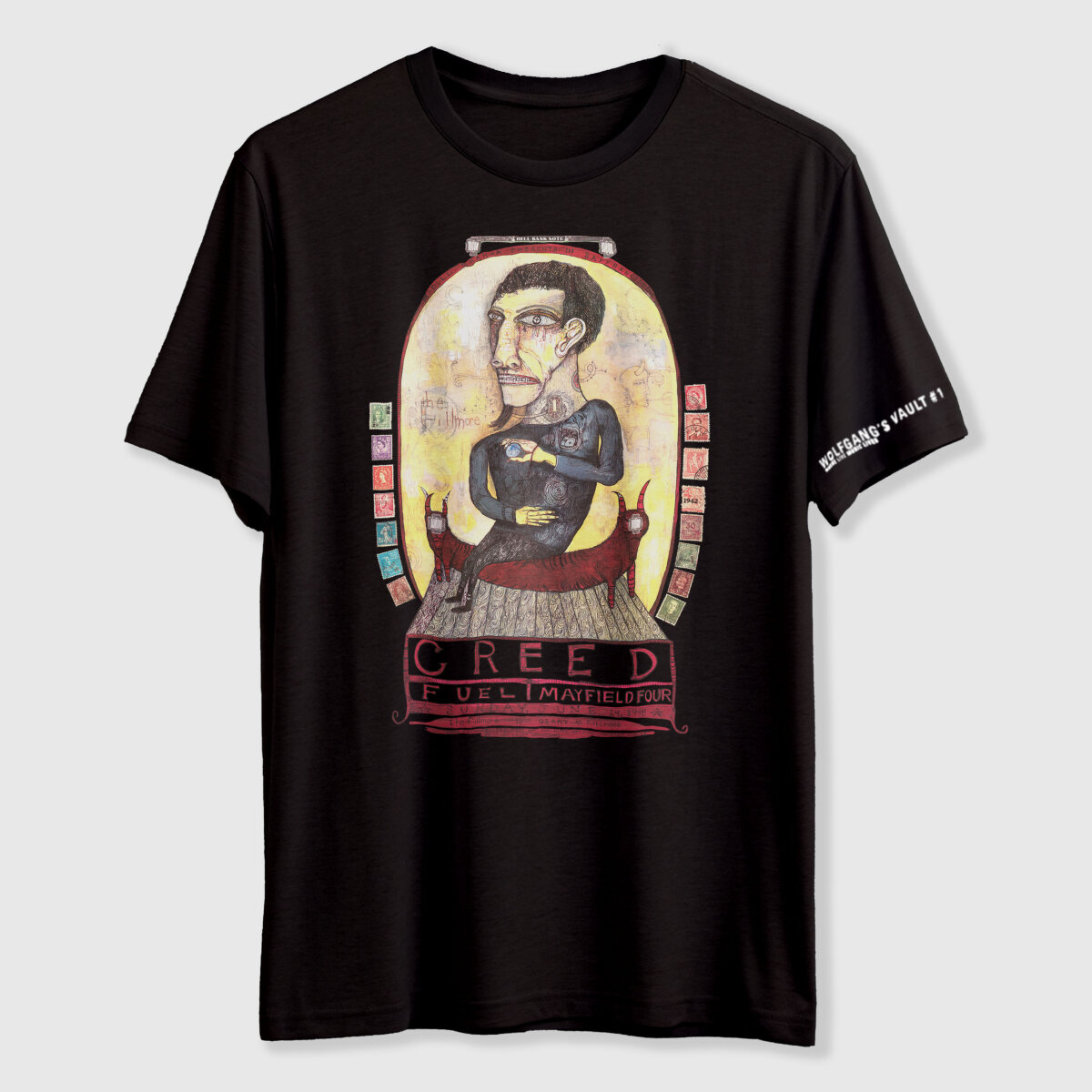 Creed Limited Edition T-Shirt from Fillmore Auditorium, Jun 14, 1998 at ...