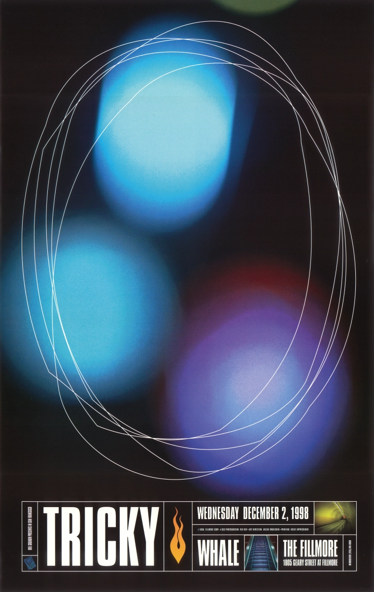 Tricky Vintage Concert Poster from Fillmore Auditorium, Dec 2, 1998 at ...