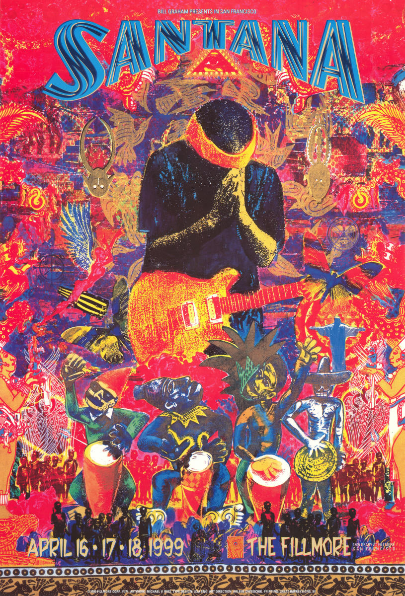Carlos Santana Early Posters Santanamigos