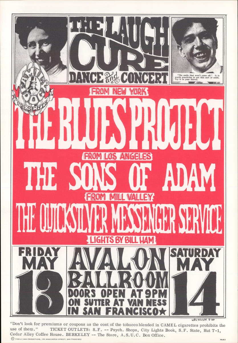 The Blues Project Vintage Concert Poster from Avalon Ballroom, May 13 ...