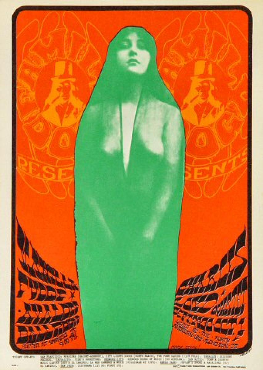 Vanilla Fudge Vintage Concert Postcard from Avalon Ballroom, Sep 29 ...