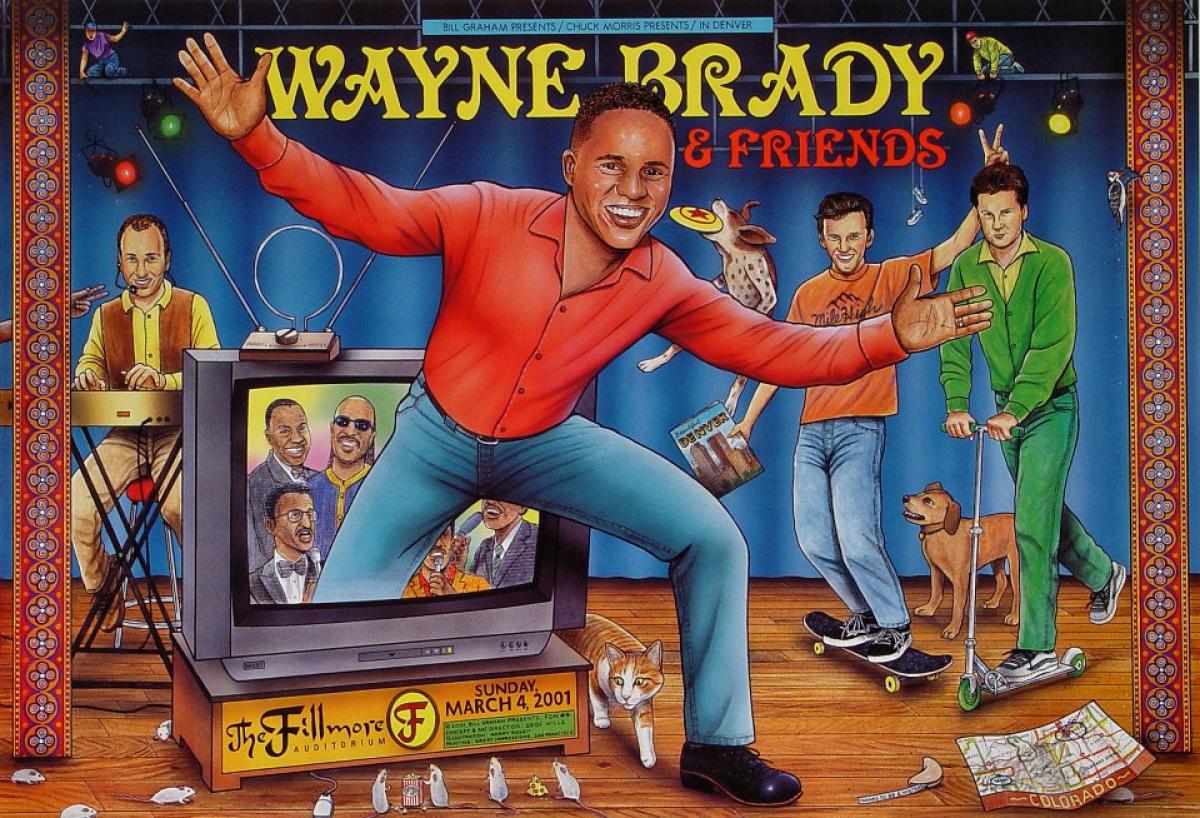 Wayne Brady & Friends Vintage Concert Poster from Fillmore Denver, Mar ...