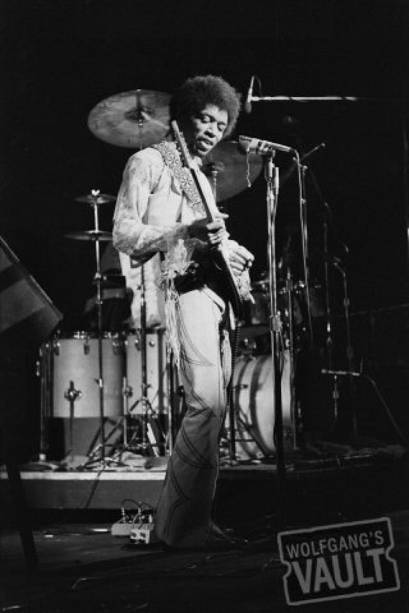 Jimi Hendrix Vintage Concert Photo Fine Art Print from Fillmore East ...