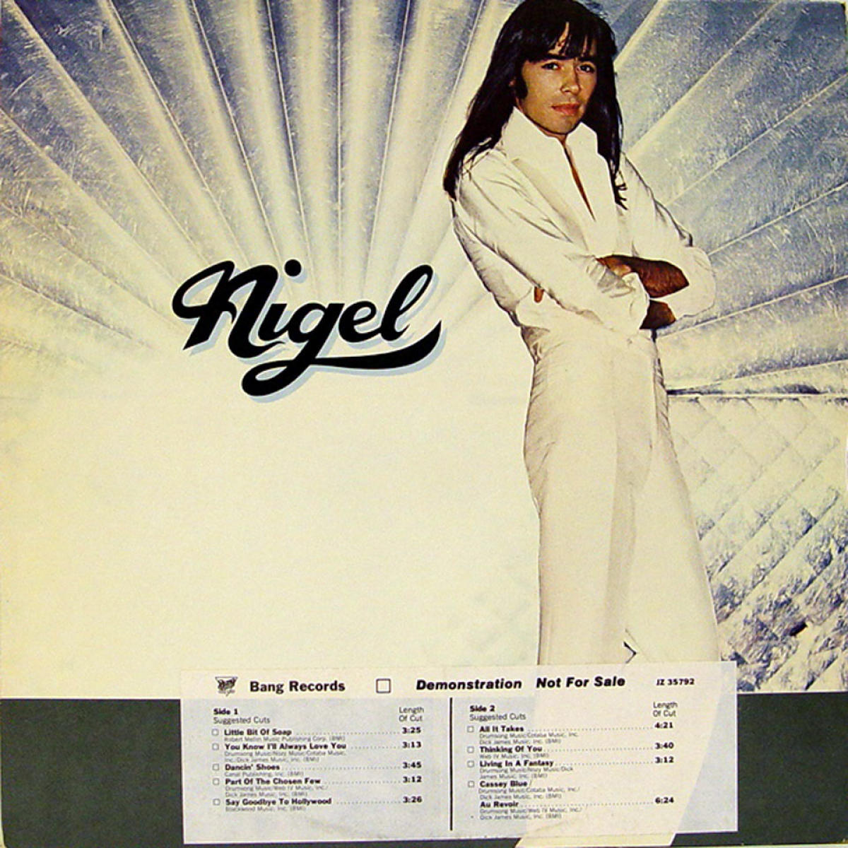 Nigel Olsson Vinyl 12", 1979 at Wolfgang's